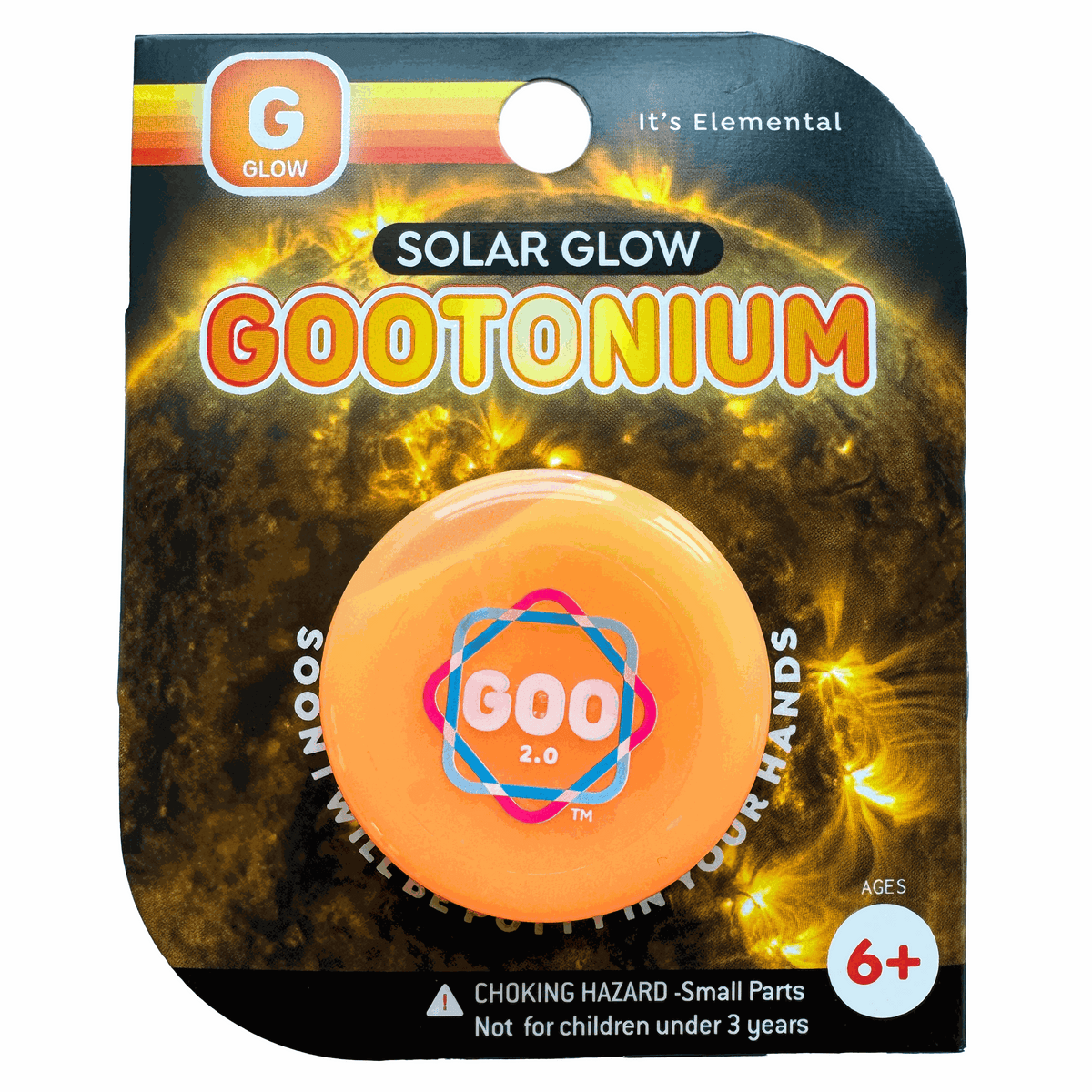 Gootonium: Glowing Orange solar putty - 20g – HungryRobot